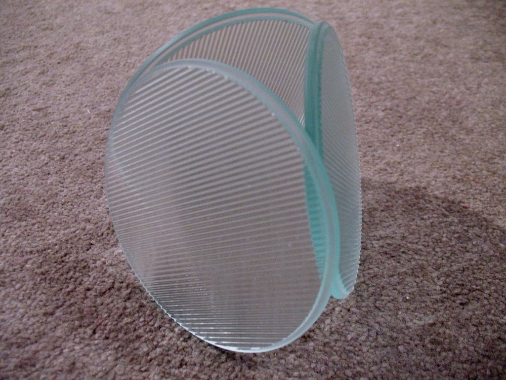 8x Glas Scheiben transparent Rondellen Platten rund (Neu (gemäss ...