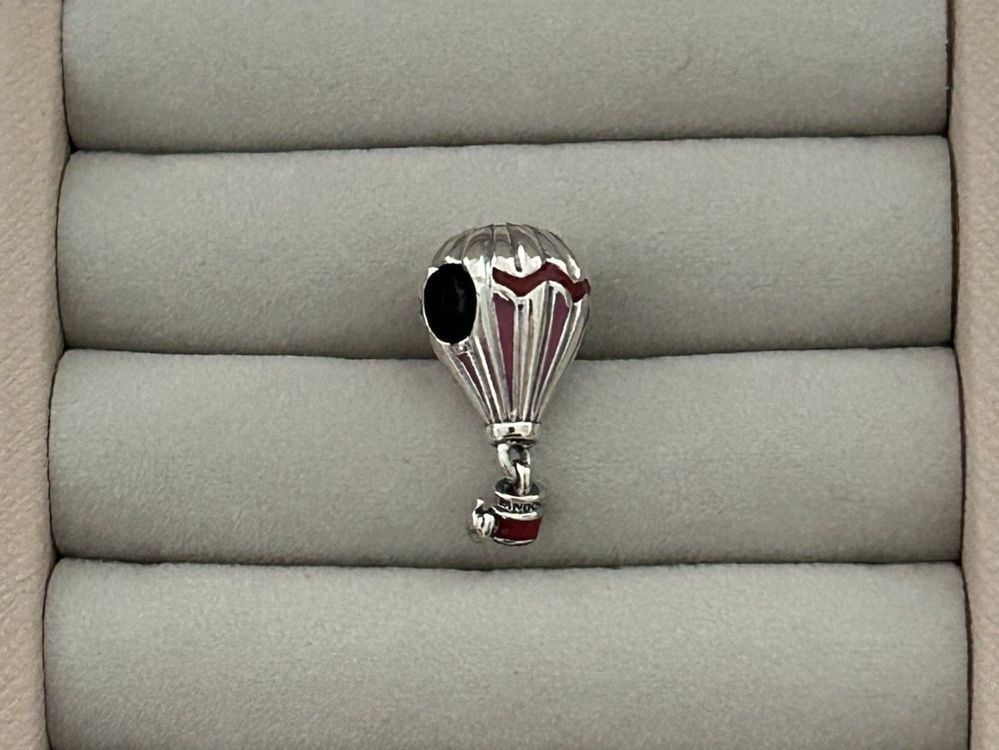 Original Pandora Heissluftballon Charm rot/pink | Kaufen auf Ricardo