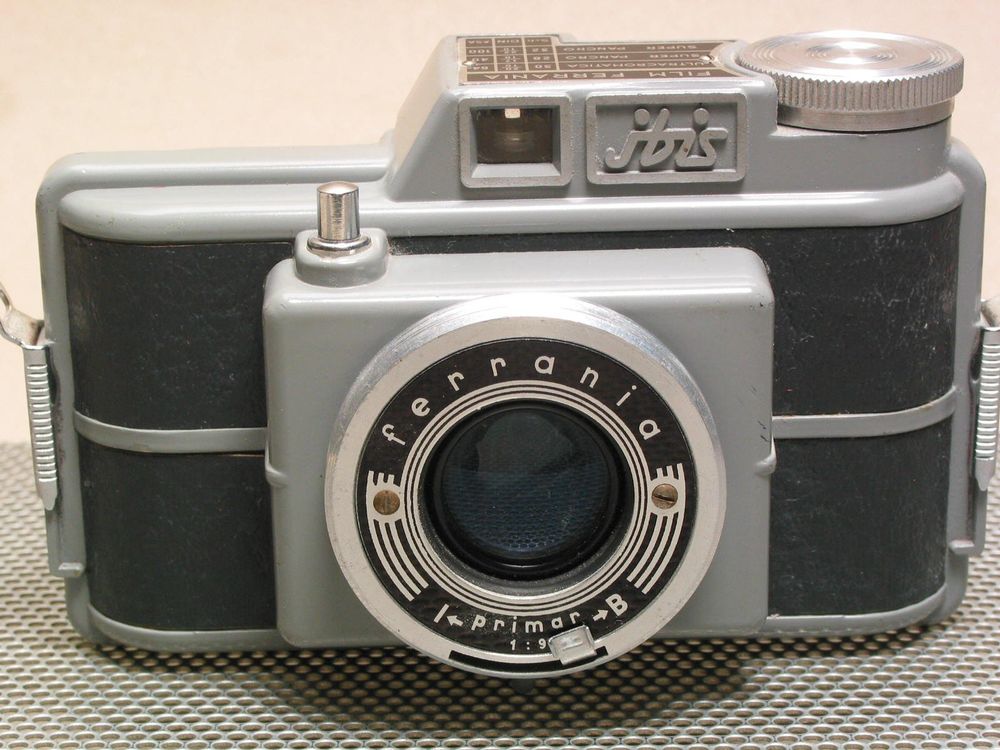 FERRANIA Ibis 127 Rollfilm GRAU Kamera Klassiker Metall RAR (D'occasion ...