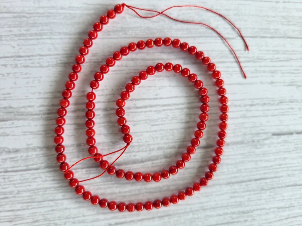 Ein Strang rote Koralle (Neu und originalverpackt) in Knutwil für CHF 9 ...