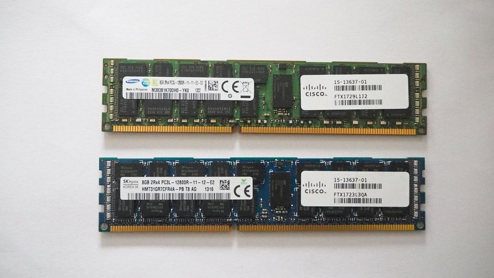 2 x 8GB Cisco memory UCS-MR-1X082RY-A | Kaufen auf Ricardo