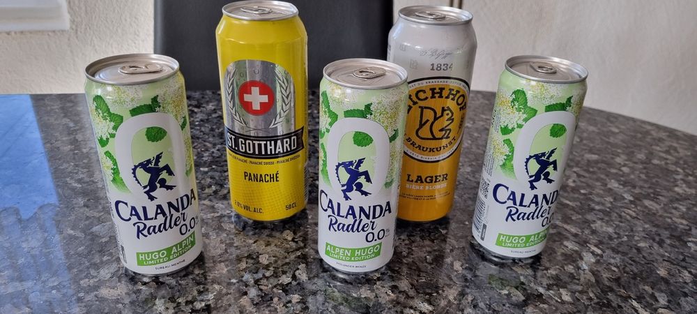 5 Bierdosen Calanda Radler neuwertig | Kaufen auf Ricardo