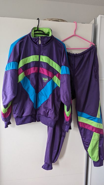 Original Vintage 80er Jahre Trainingsanzug Set Trainer Hose (Gebraucht ...