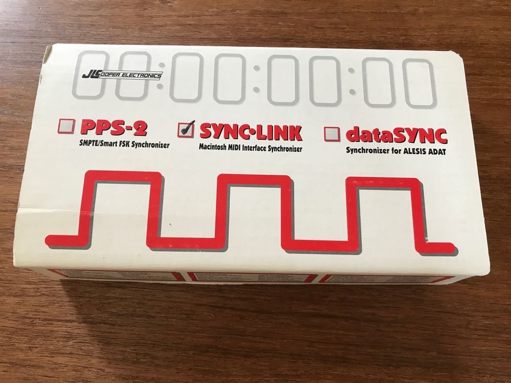 SMPTE MIDI Timecode Synchronizer JL Cooper SyncLink (Gebraucht) in für CHF 51 – mit Lieferung ...
