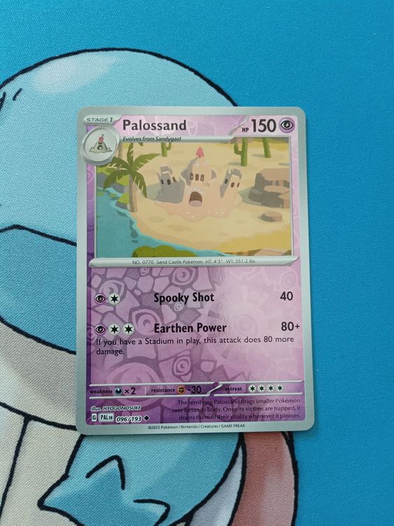 Palossand 096 - Paldea Evolved Colossand Reverse Holo | Kaufen auf Ricardo