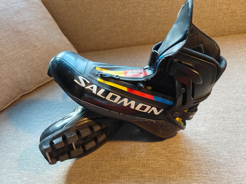 SALOMON Skating Ski Boots SNS Pilot US 12 / EUR 46.66 CM 30 (Neu ...