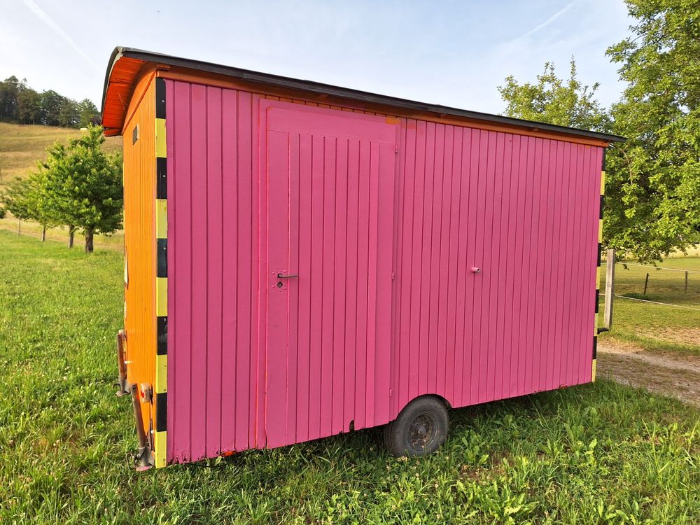 Bauwagen Anhänger Partywagen Baustellenanhänger Baubarracke | Kaufen ...