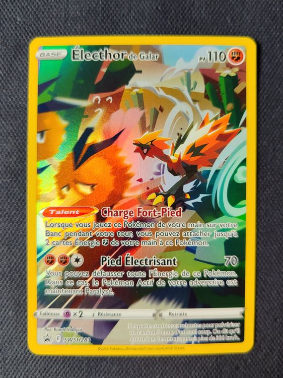 Carte Pokemon Elektor De Galar SWSH283 Promo Français FR | Kaufen auf ...