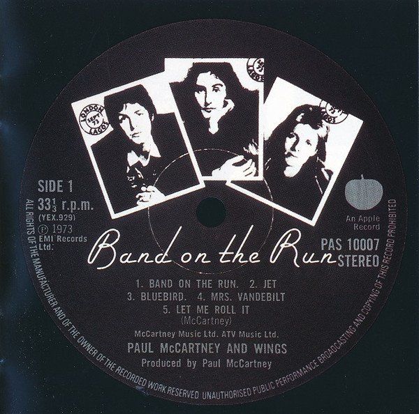 Paul McCartney & Wings – Band On The Run - Vergriffen! (Gebraucht) in ...