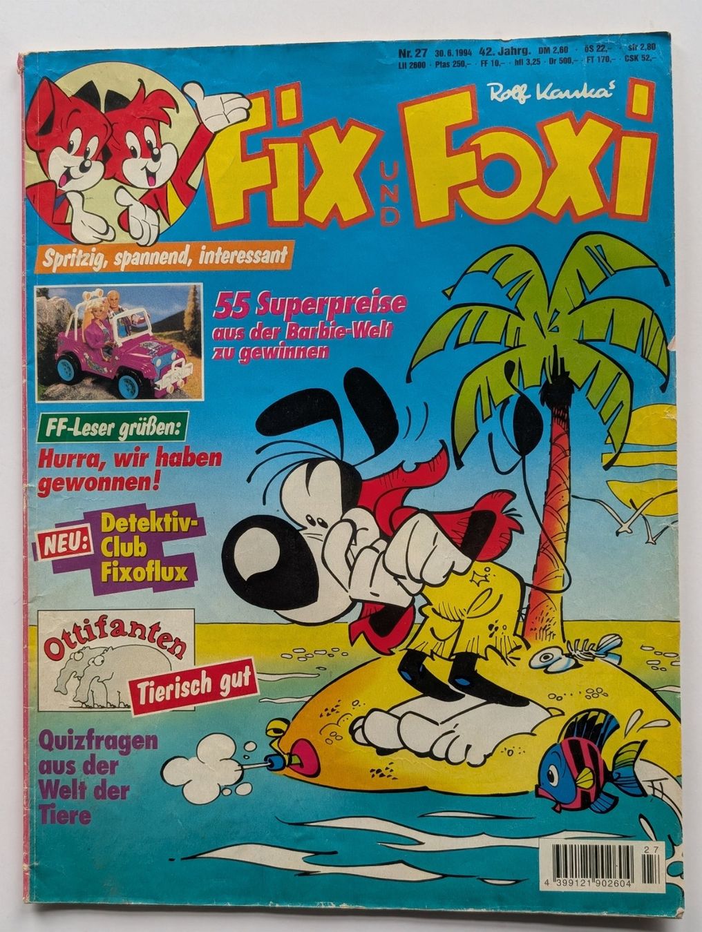 Zwei Fix und Foxi Comic-Hefte aus 1994 (Gebraucht) in Stallikon für CHF ...