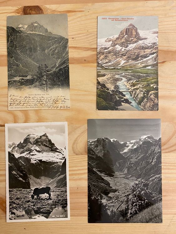 8 Ansichtskarten Ansichten vom Tödi und Sandalp Linthal GL (Gebraucht) in Glarus für CHF 24 ...