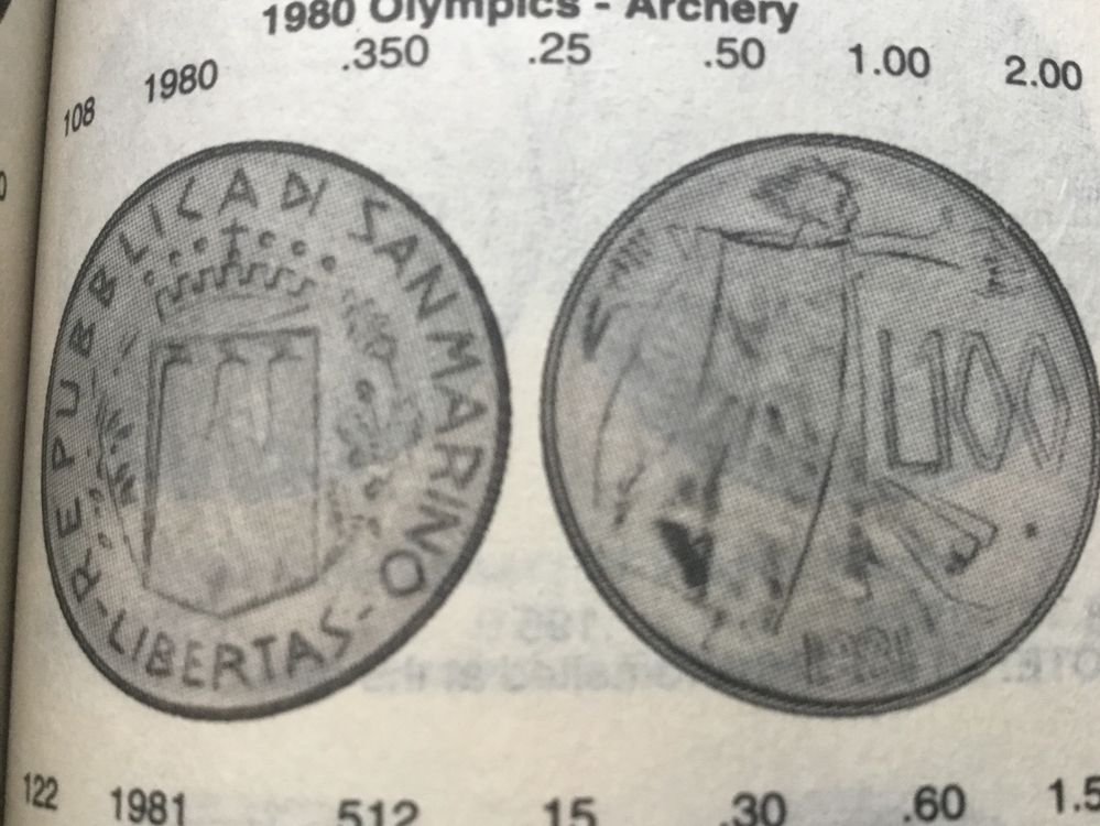 Original Rolle San Marino,100 Lire 1981, nur 512.000 (Neu und originalverpackt) in St ...