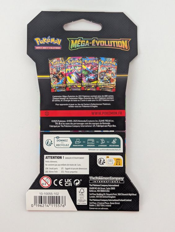 Sleeved Booster de Méga-Évolution Pokémon - Florizarre (Neuf avec ...