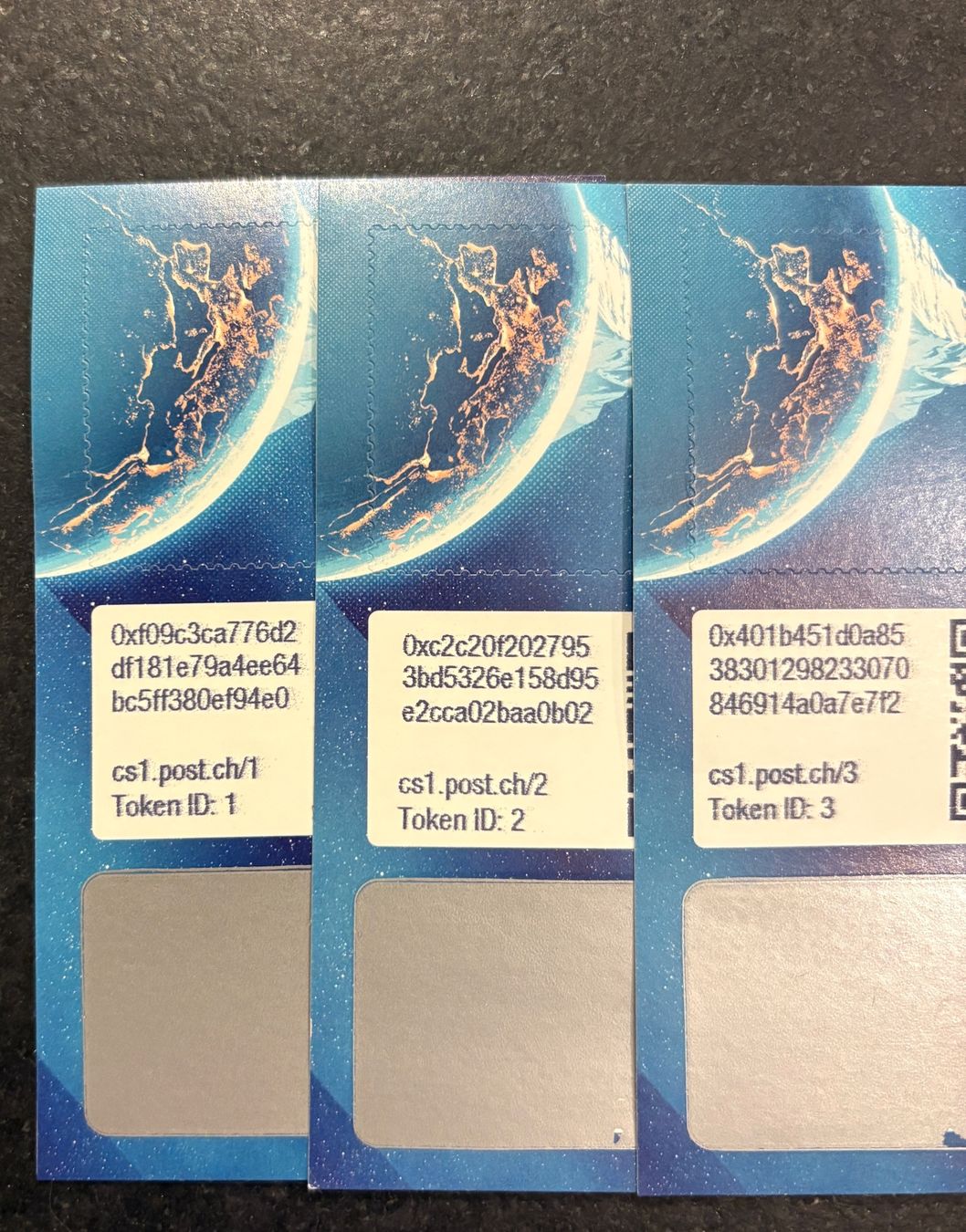 Crypto Stamps - Post CH - 2021, ID 1/2/3 (Neu (gemäss Beschreibung)) in ...