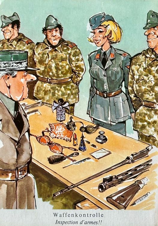 Militär, Humor, Jux, Waffenkontrolle, Wangen an der Aare (Gebraucht) in Frauenfeld für CHF 3.8 ...