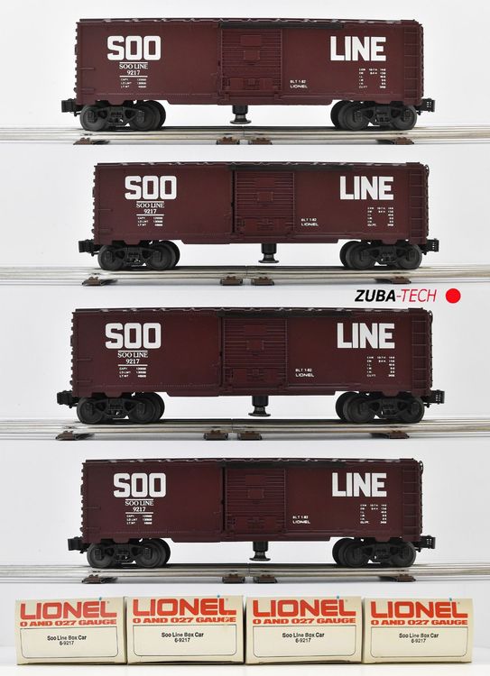 Lionel 4x 6-9217 Soo Line Box Car Spur 0 mit OVP (Gebraucht) in St ...
