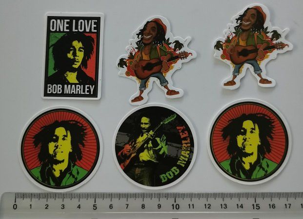 Bob Marley - 6 Sticker | Kaufen auf Ricardo