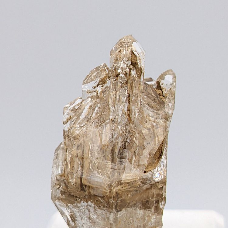 Grosser HERKIMER-HOPPERQUARZ, ZEPTERFORM, mit TON, selten (Neu (gemäss Beschreibung)) in Balerna ...