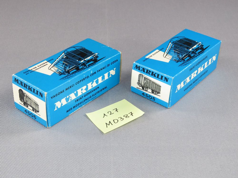 Märklin HO Gedeckter Güterwagen 2 St.1x Licht (127)(M0387) | Kaufen auf ...