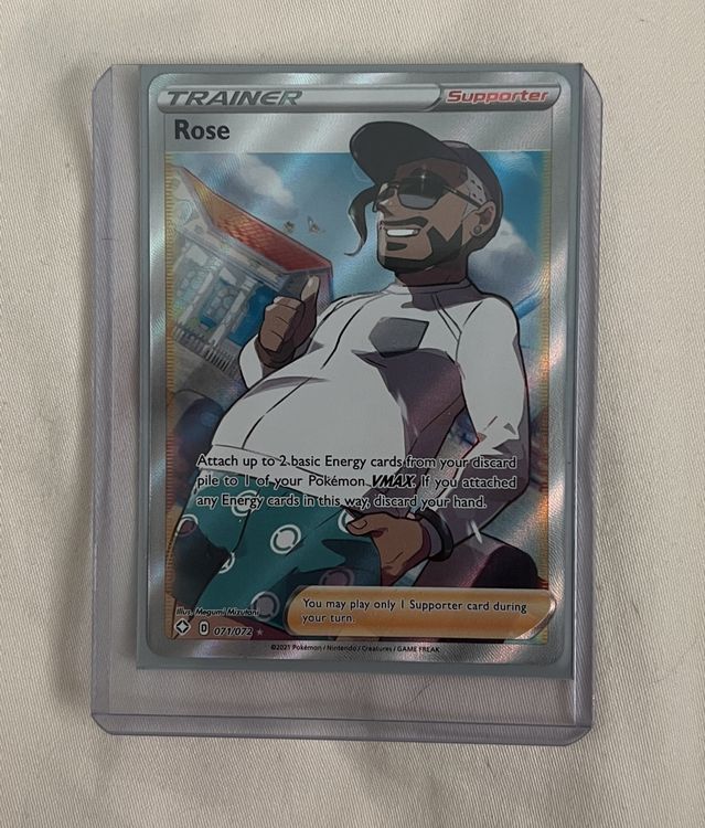 Rose Trainer Karte - Top Zustand - Pokemon Karte! (Neu (gemäss ...