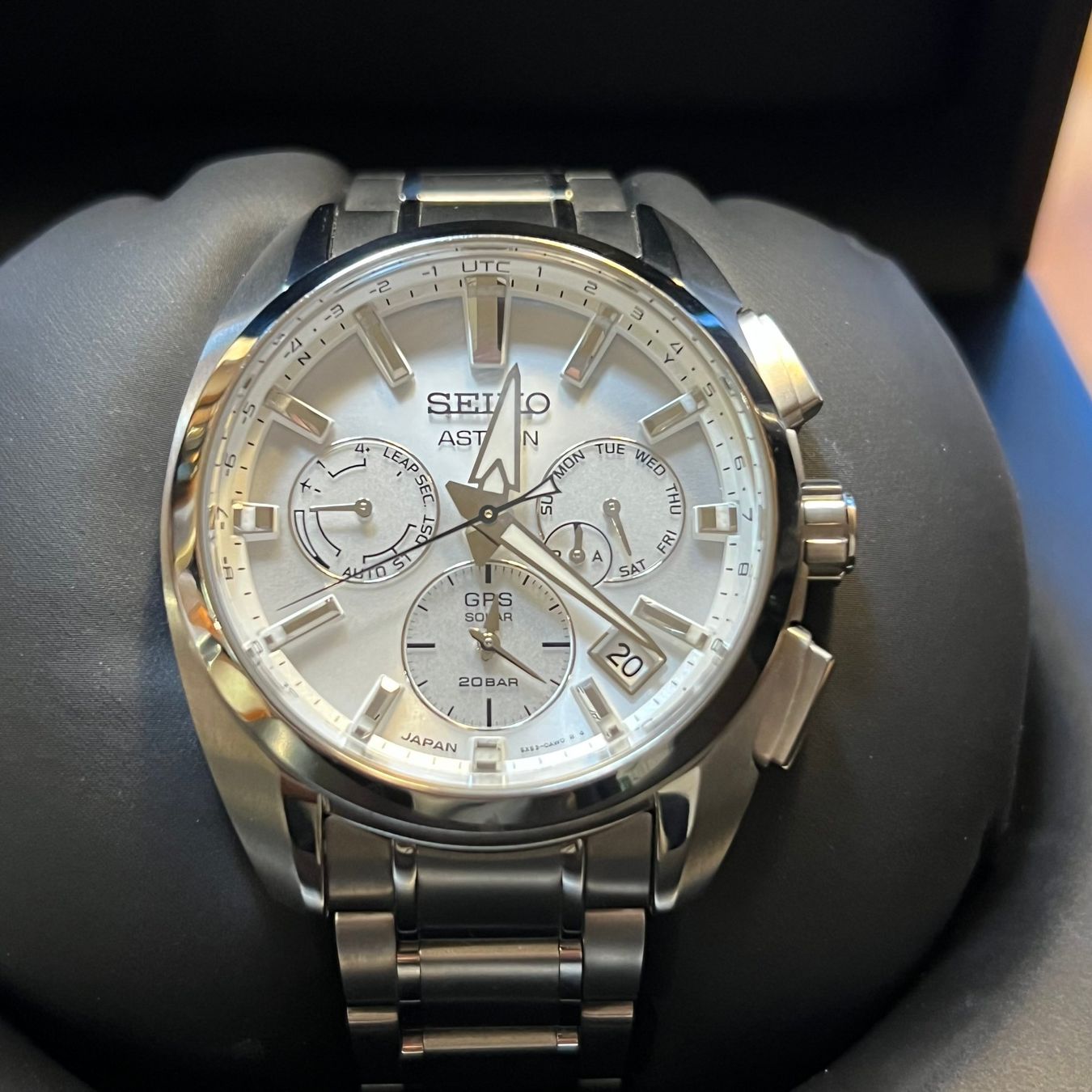 Seiko Astron GPS Solar Silver Full Set 5X53-0AV0 (Gebraucht) in Carouge ...