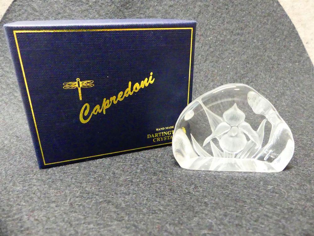Capredoni Dartington Crystal, Orchidee | Kaufen auf Ricardo