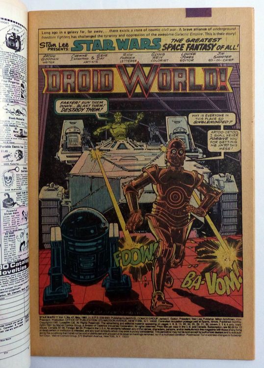 STAR WARS #47 🔑KEY ISSUE 1ST KLIGSON FRANK MILLER COVER ART (Gebraucht ...