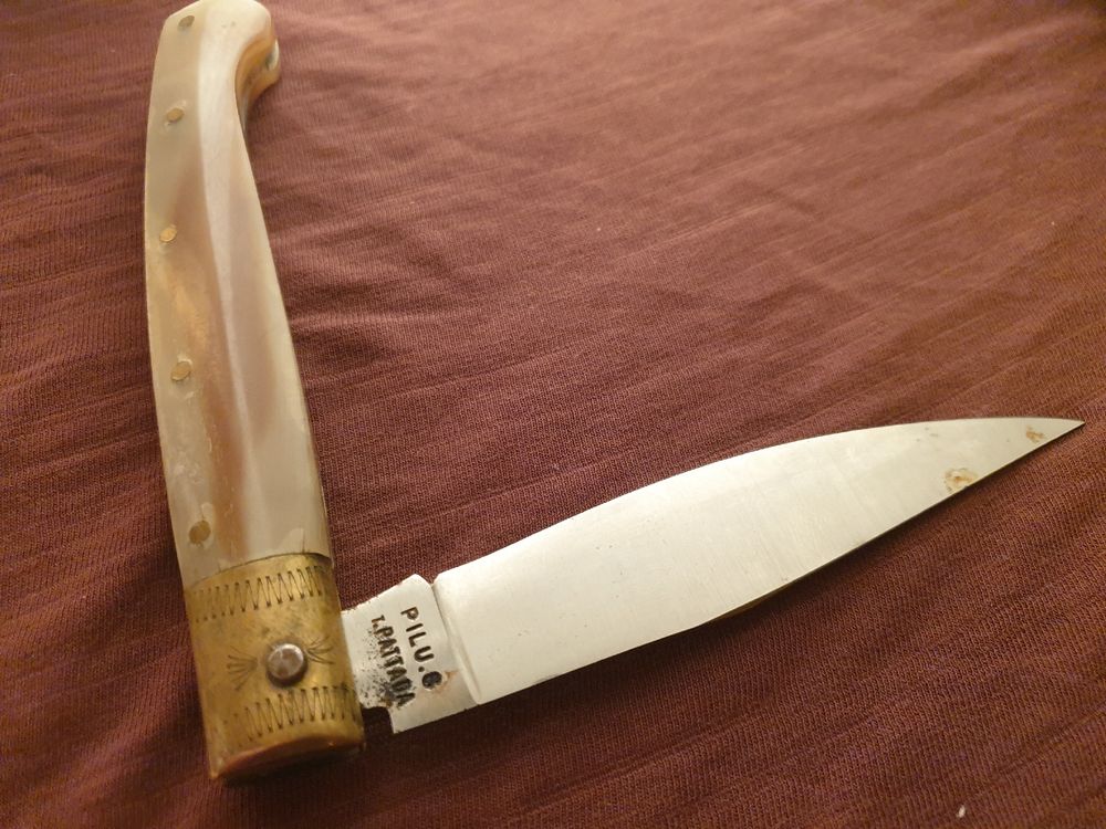 Sackmesser PILU.S T. PATTADA ITALIA Messer (Gebraucht) in Val D Illiez ...