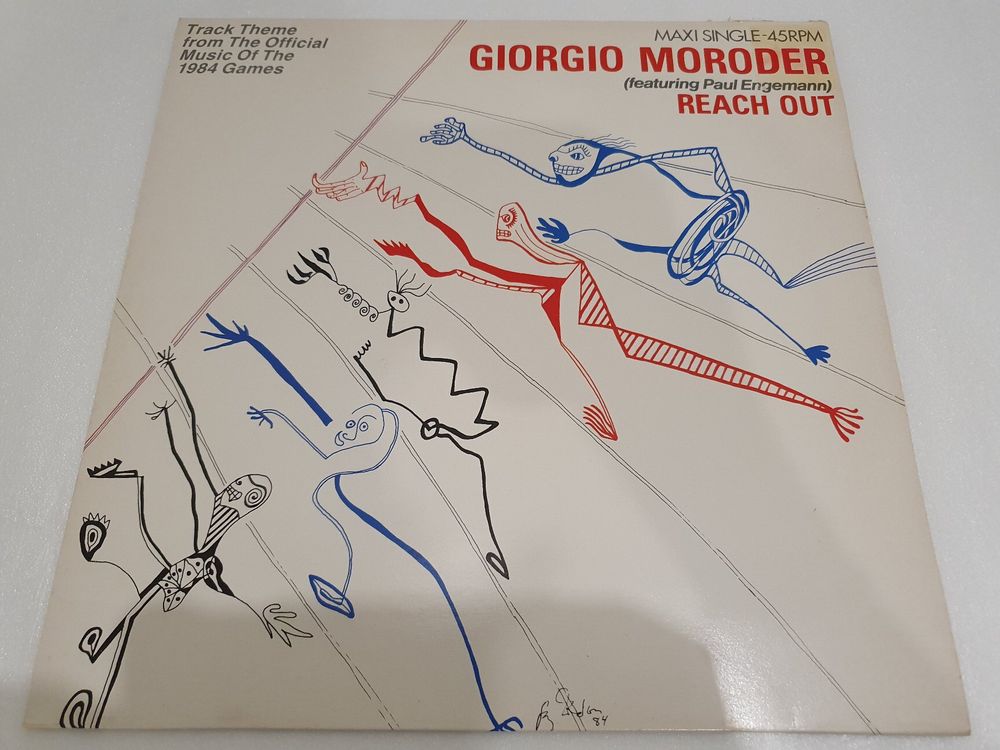 Giorgio Moroder Feat Paul Engemann – Reach Out (Maxi, Synth) (Gebraucht ...