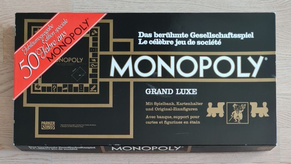 Monopoly 50 Jahre Jubiläumsausgabe - TOP Zustand - Selten! | Kaufen auf ...