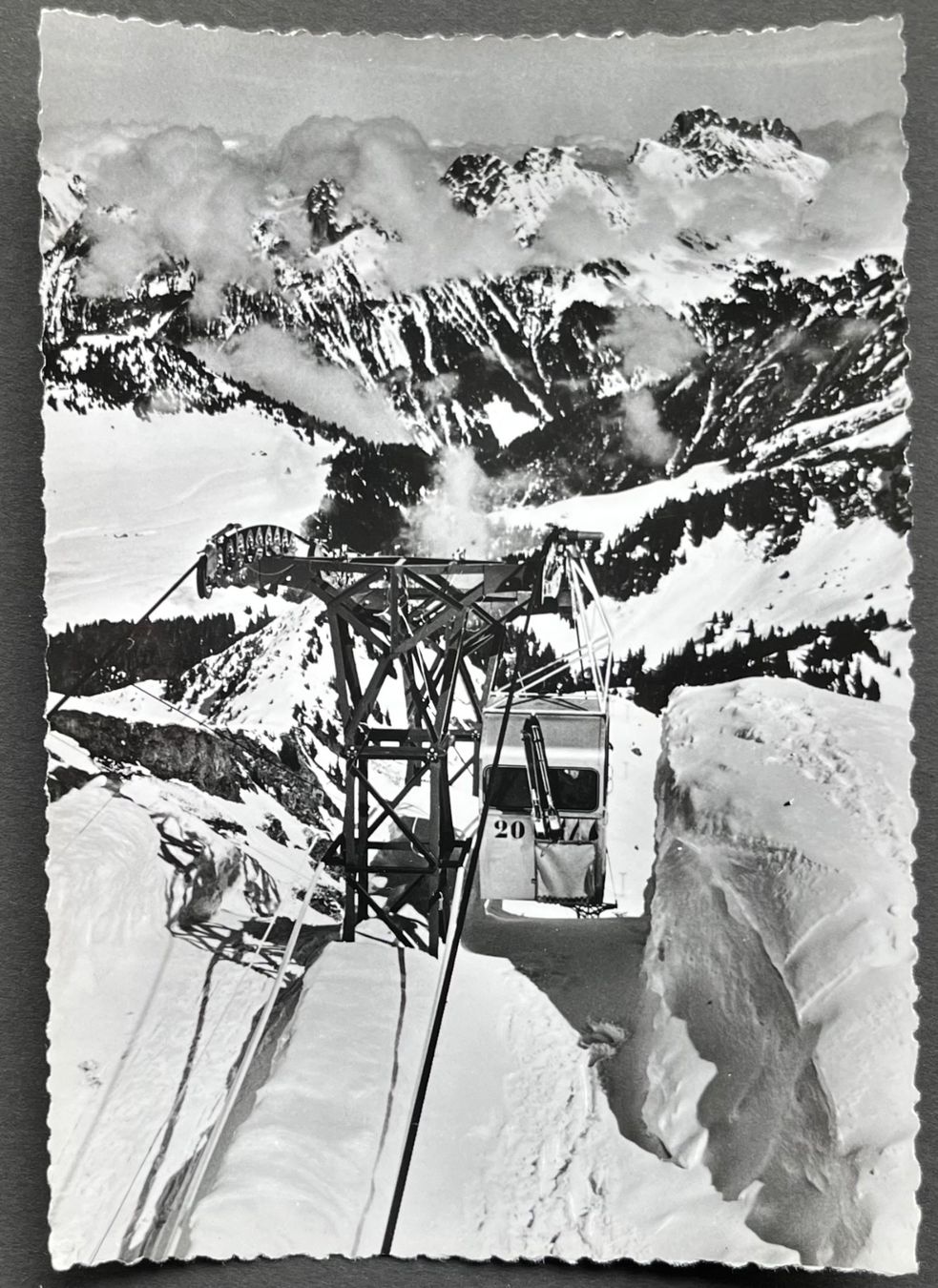 Gondelbahn/Télécabine Col des Mosses Pic Chaussy/Photo Izard (Gebraucht ...