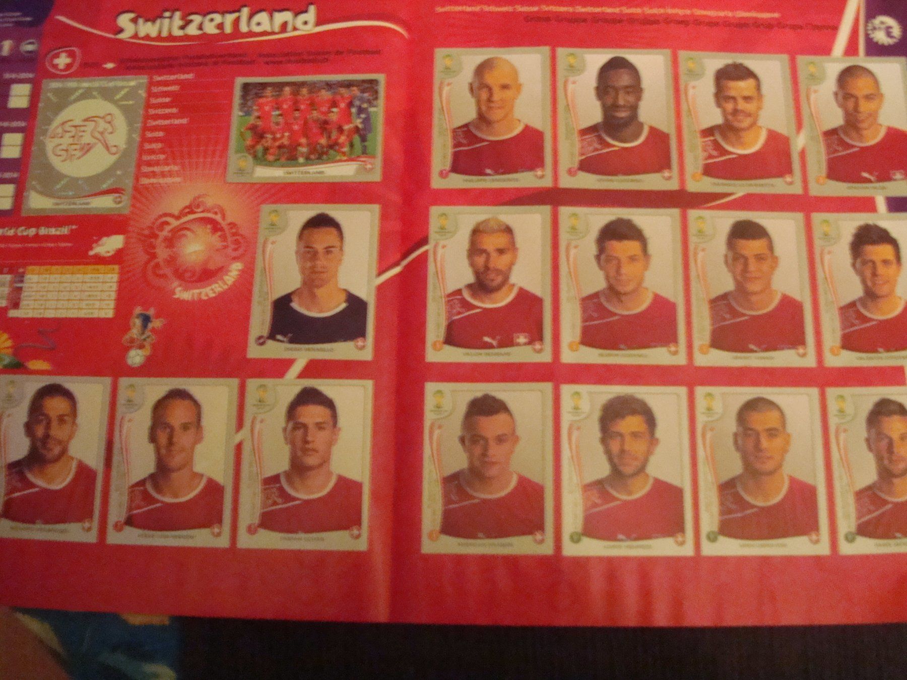 Panini Album - FIFA WORLD CUP 2014 - Brasil 10 Bilder fehlen (Gebraucht ...