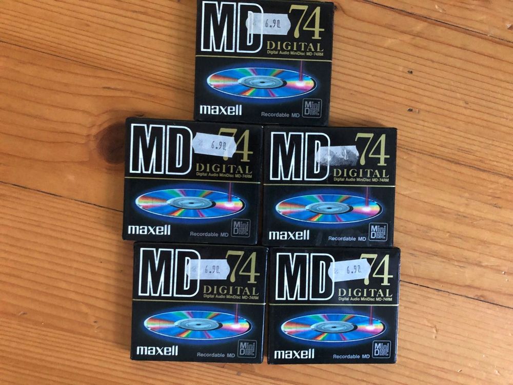 5x neue Minidisc Maxell 74 MD | Kaufen auf Ricardo