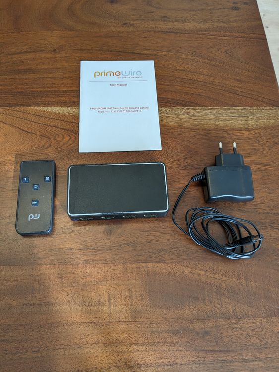Primewire 3-Port HDMI UHD Switch with Remote Control | Kaufen auf Ricardo
