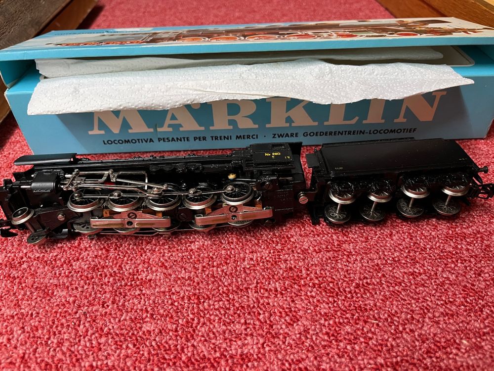 Märklin 3045 seltene dänische Dampflok 205 DSB OVP von 1967 | Kaufen ...