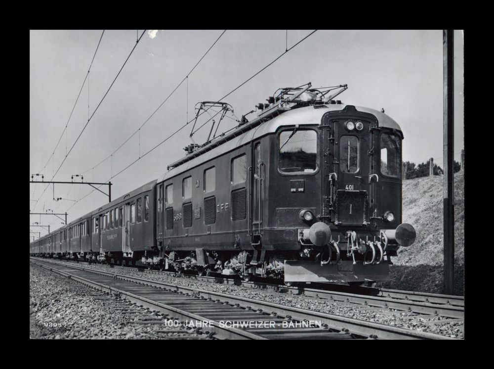 SBB Lokomotive Re 4/4 (401) "100 JAHRE SCHWEIZER BAHNEN" (Gebraucht) in Zürich für CHF 4 – mit ...
