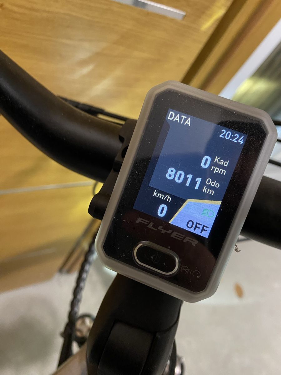 Flyer E-Bike Upstreet3 7.23 silver 8011 km, Top Zustand! (Gebraucht) in ...