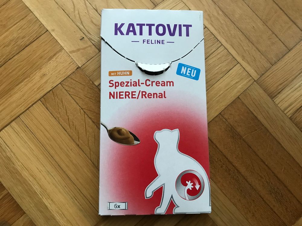 Kattovit Spezial-Cream Niere/Renal für Katzen 5 Stück (Neu (gemäss Beschreibung)) in Emmenbrücke ...