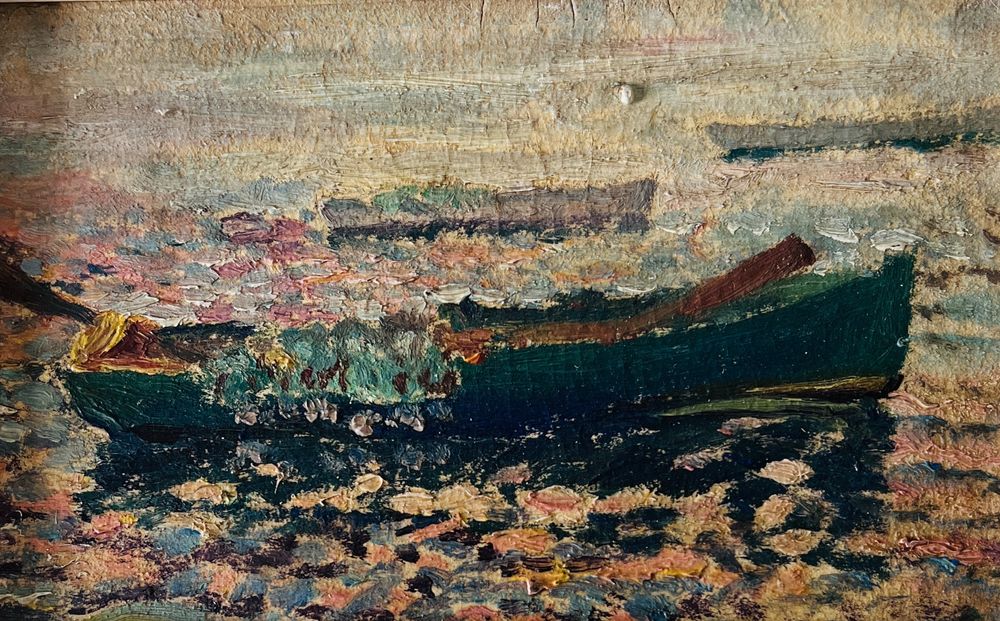 Manfred Oesterle 1928-2010 Gemälde Öl auf Platte (Gebraucht) in Root ...