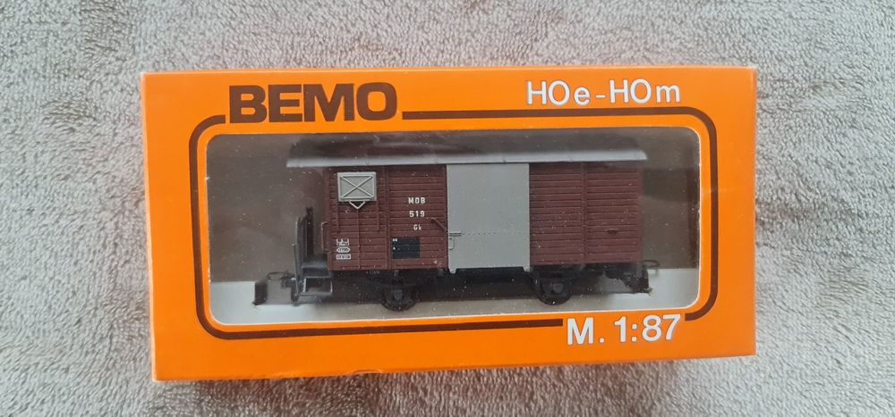 Bemo H0m MOB Güterwagen (Neu (gemäss Beschreibung)) in Seedorf BE für ...