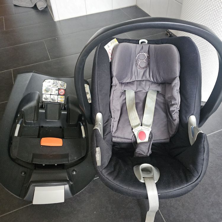 Siège auto Cybex Aton Q avec base isofix, noir (D'occasion) à Sornetan ...