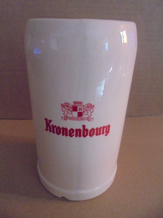 Kronenbourg / grande chope 1 L / Grosse Bierkrug 1 L (Gebraucht) in Crissier für CHF 1 – mit ...