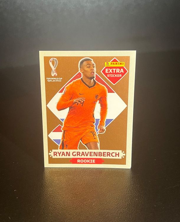 Panini WM 2022 Extra Karte Gravenberch Bronze (Selten) (Neu (gemäss Beschreibung)) in Oftringen ...