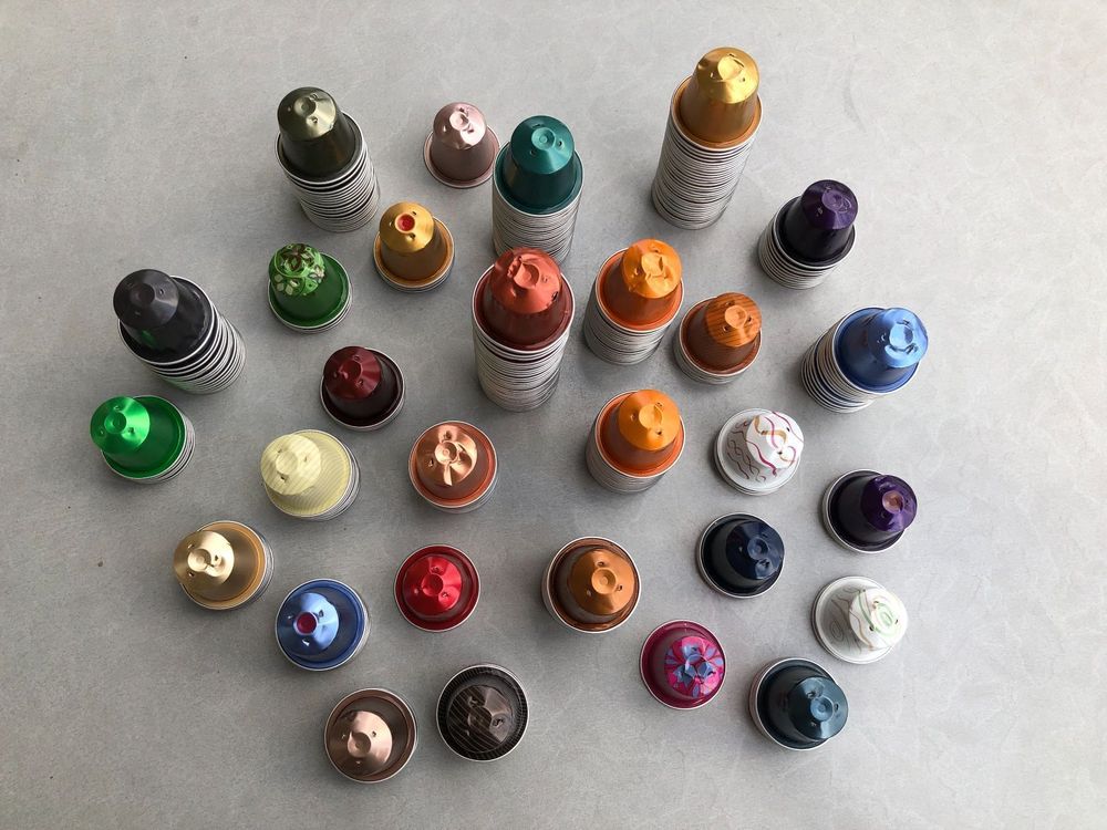 Nespresso Kapseln, leer gereinigt zum basteln (Gebraucht) in Wichtrach für CHF 16 – mit ...
