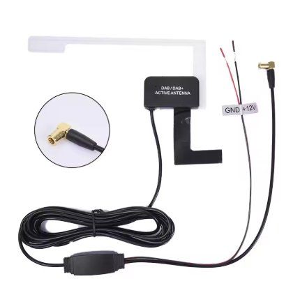 DAB+ Aktive Auto Radio Antenne mit SMB Anschluss 3m (Neu (gemäss ...