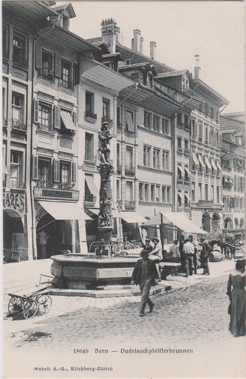 AK Bern, Dudelsackpfeifferbrunnen, ungel. ca. 1905-1910 (Gebraucht) in ...