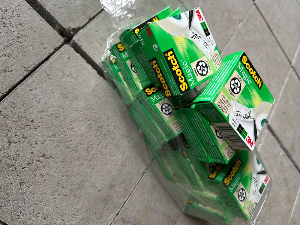 3M Scotch Magic Tape transparent 19mm x 33m 20Stk (Neu und ...