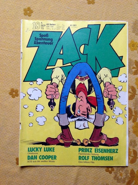 Zack Heft Nr 18 von 1975 (Gebraucht) in Endingen für CHF 1 – mit Lieferung auf Ricardo kaufen