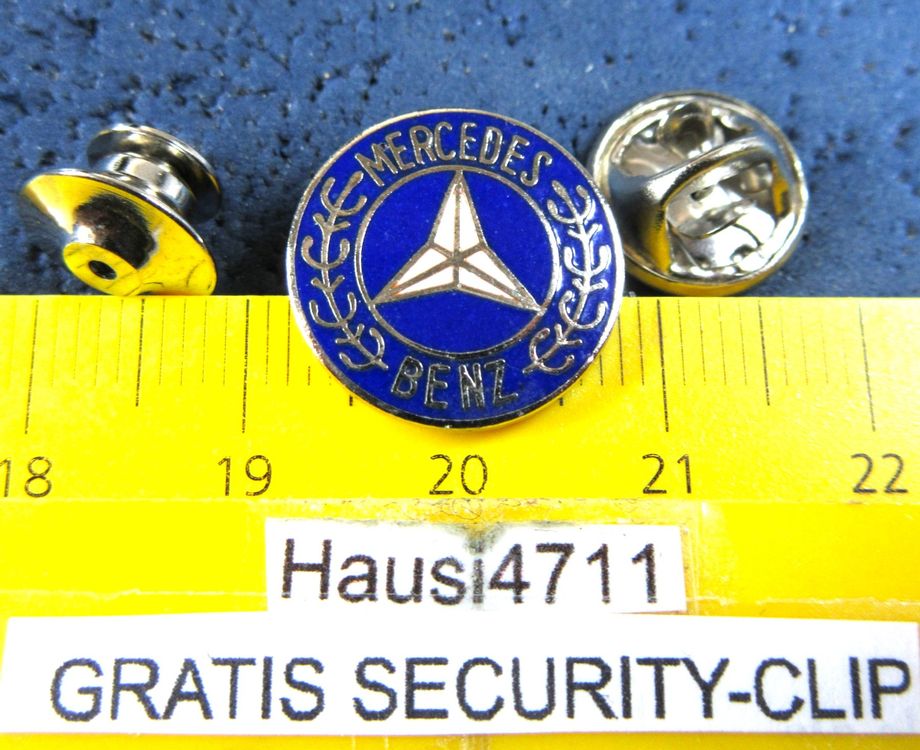 MERCEDES BENZ AUTO LOGO 18MM KLEIN ENAMEL PIN TOP-QUALITÄT (Gebraucht ...