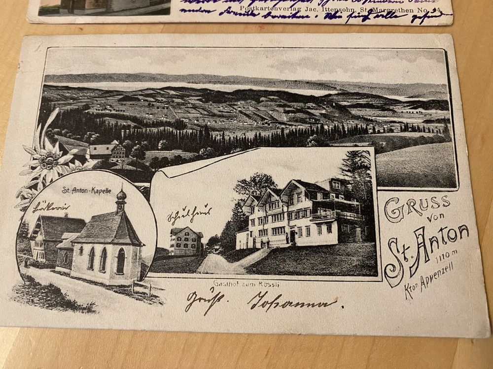 2 Ak Oberegg St. Anton 1912 1907 (Gebraucht) in Mosnang für CHF 30 ...